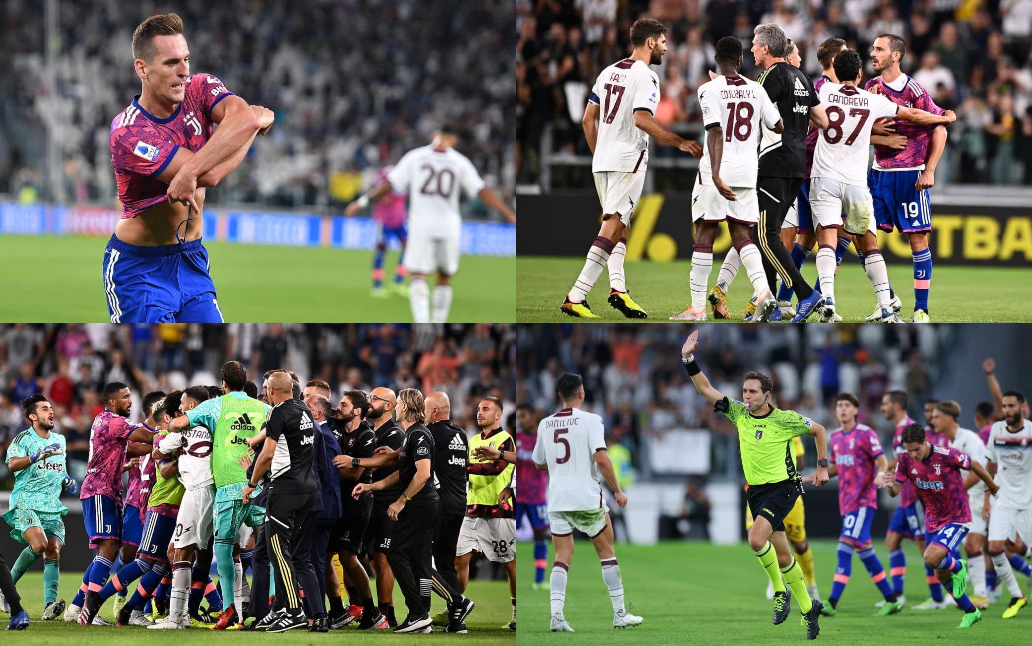 Bonucci Candreva E Il Fuorigioco Sul Gol Di Milik In Juve Salernitana